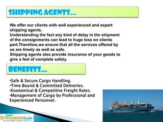 Speedmark Worldwide Cargo Movers - Freight Forwarding Company | PPTX