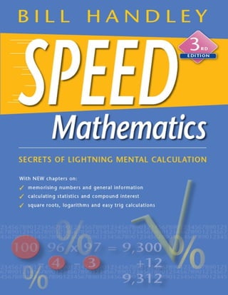Speed mathematics secrets of mental calculation | PDF