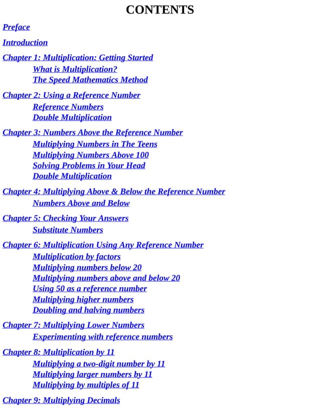 Speed math for kids achieve their full potential | PDF