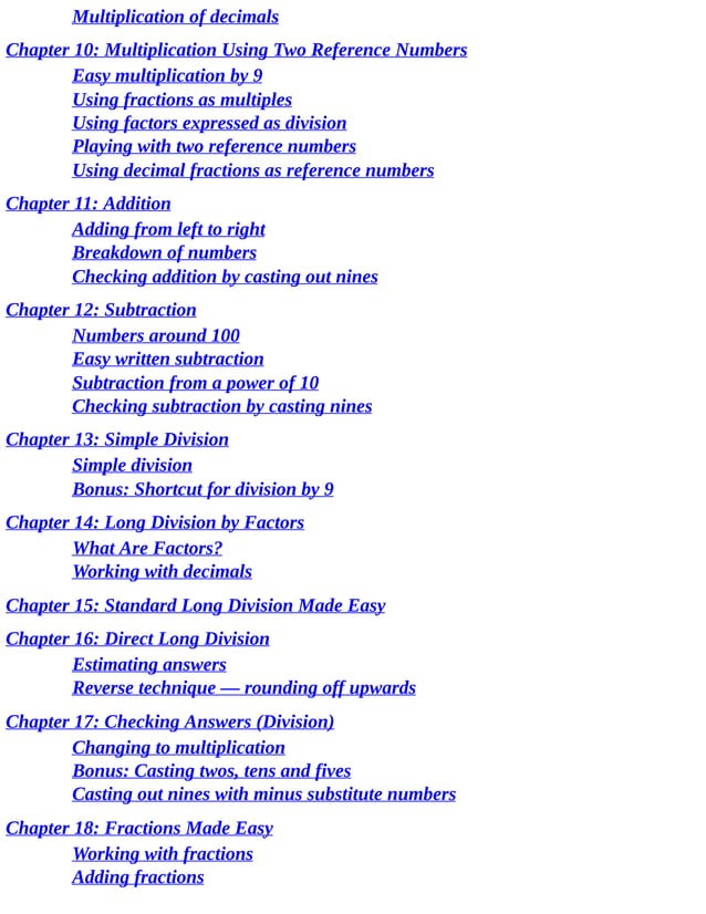 Speed math for kids achieve their full potential | PDF