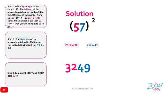 Speed maths 12 tricks shortcuts fast vedic mental maths | solve in less ...