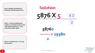 Speed maths 12 tricks shortcuts fast vedic mental maths | solve in less ...