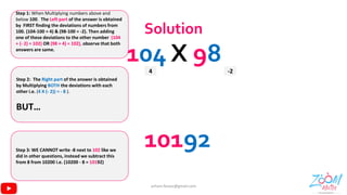 Speed maths 12 tricks shortcuts fast vedic mental maths | solve in less ...