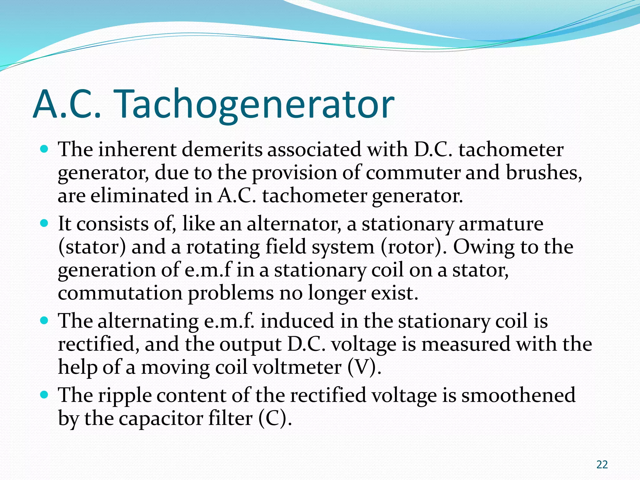 Speed measurement, tachometer | PPTX