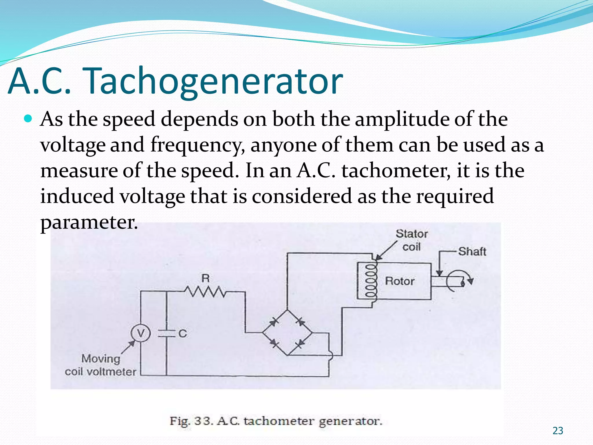 Speed measurement, tachometer | PPTX