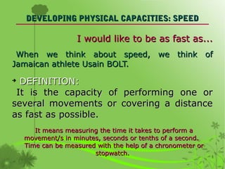 MOTOR SKILLS: SPEED | PPT