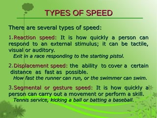 MOTOR SKILLS: SPEED | PPT