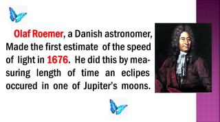 Speed of Light - Olaf Roemer | PPTX