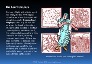 Speed of light [1 of 4] Concepts in Ancient Greece | PDF