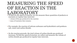 Speed of reactions | PPTX