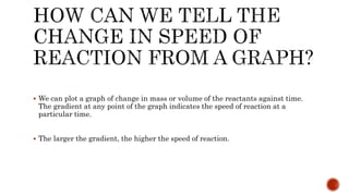 Speed of reactions | PPTX