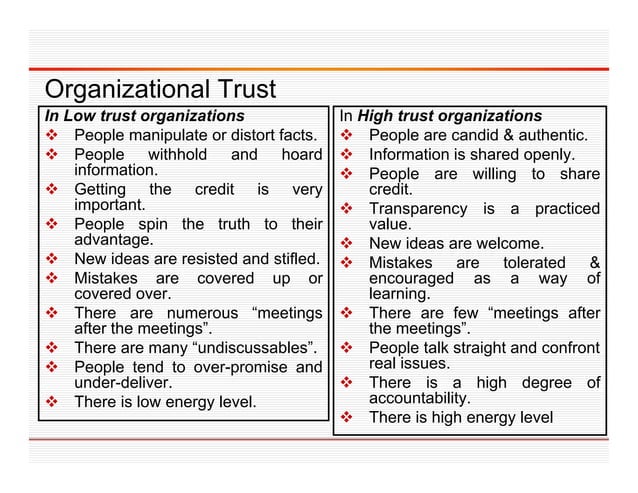 Speed Of Trust | PDF | Business | Business and Finance