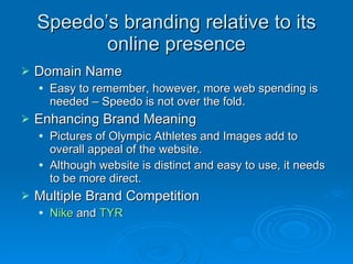 Speedo Presentation | PPT