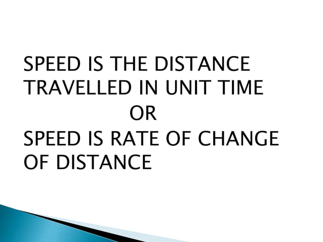 Speed ppt | PPT