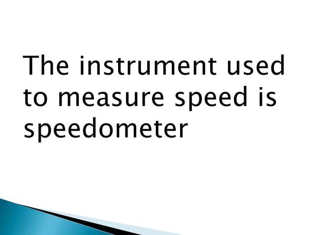 Speed ppt | PPT