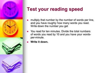 Speed reading | PPT