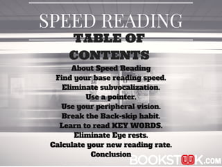Speed reading | PDF