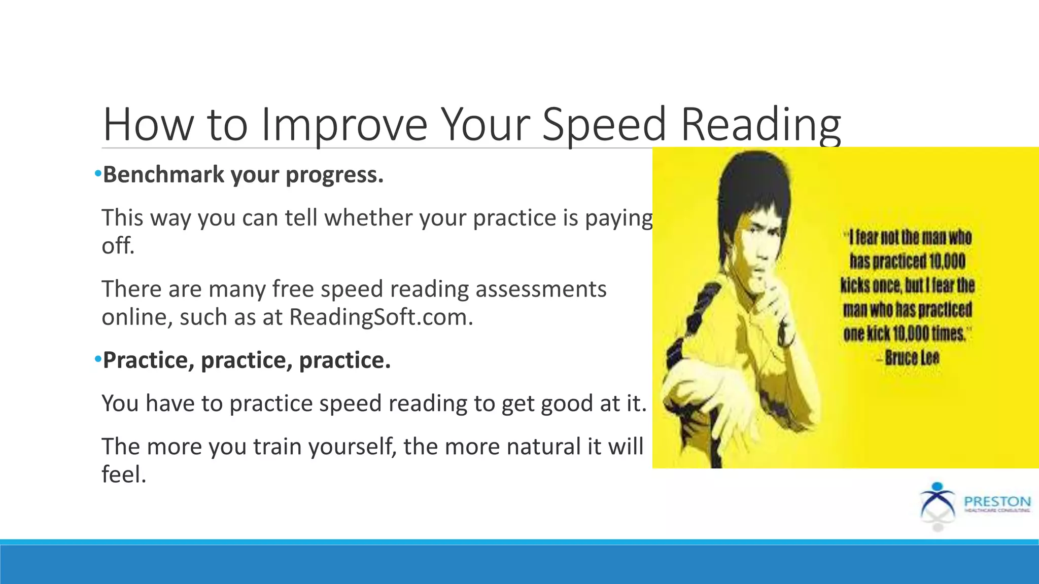 Speed reading | PPTX