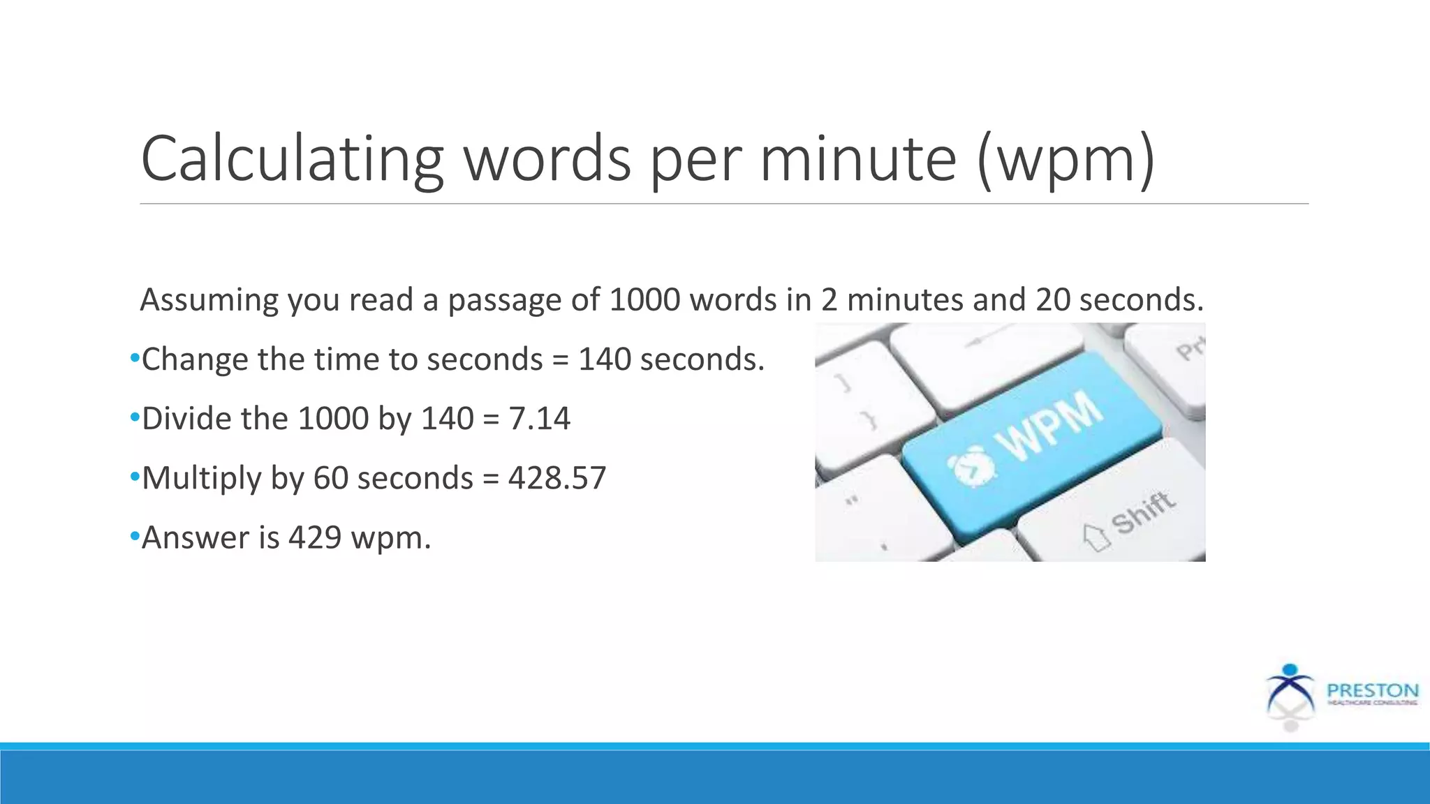 Speed reading | PPTX