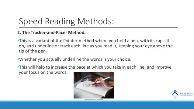 Speed reading