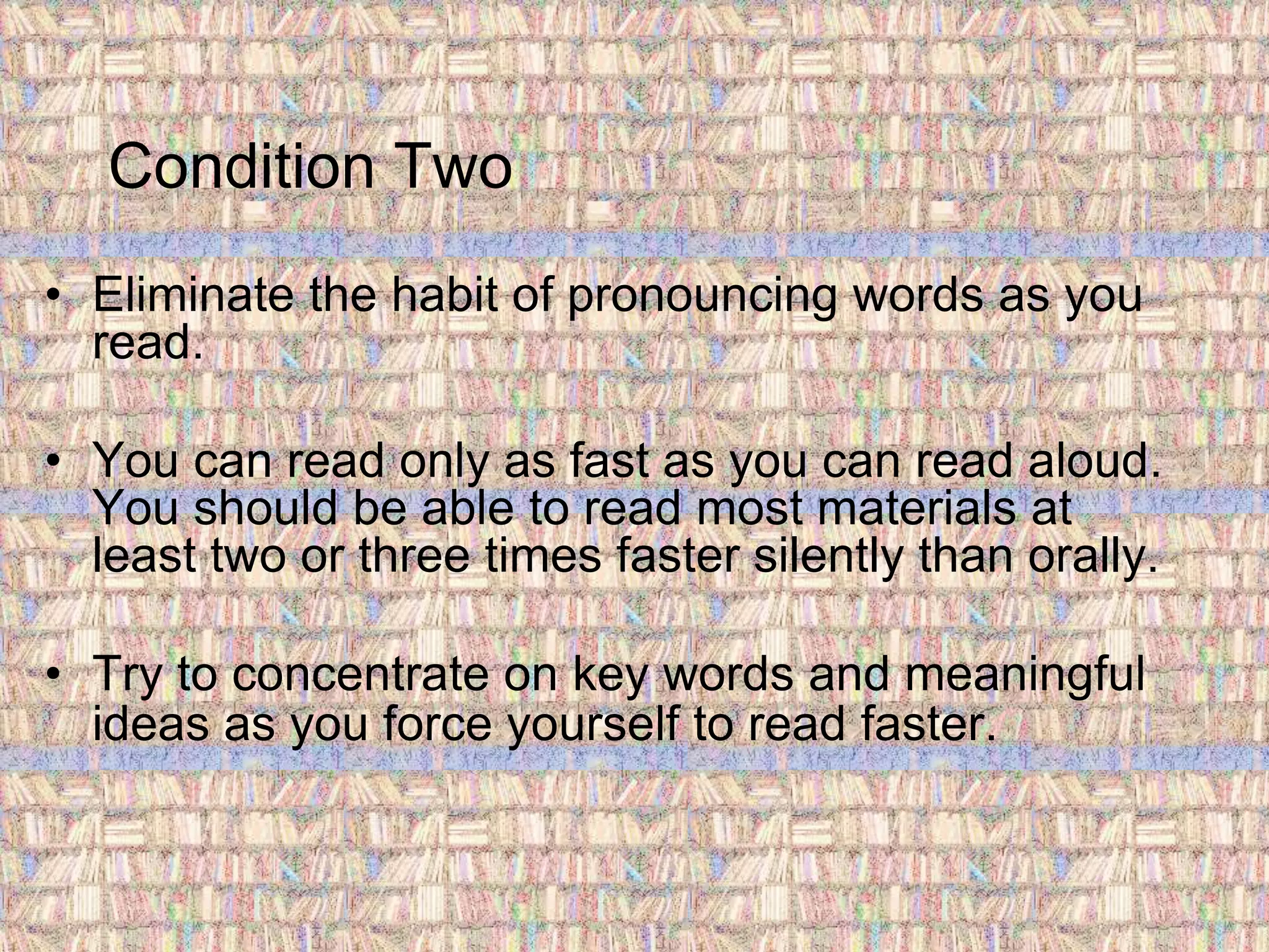 Speed reading and when to put on the brakes | PPT