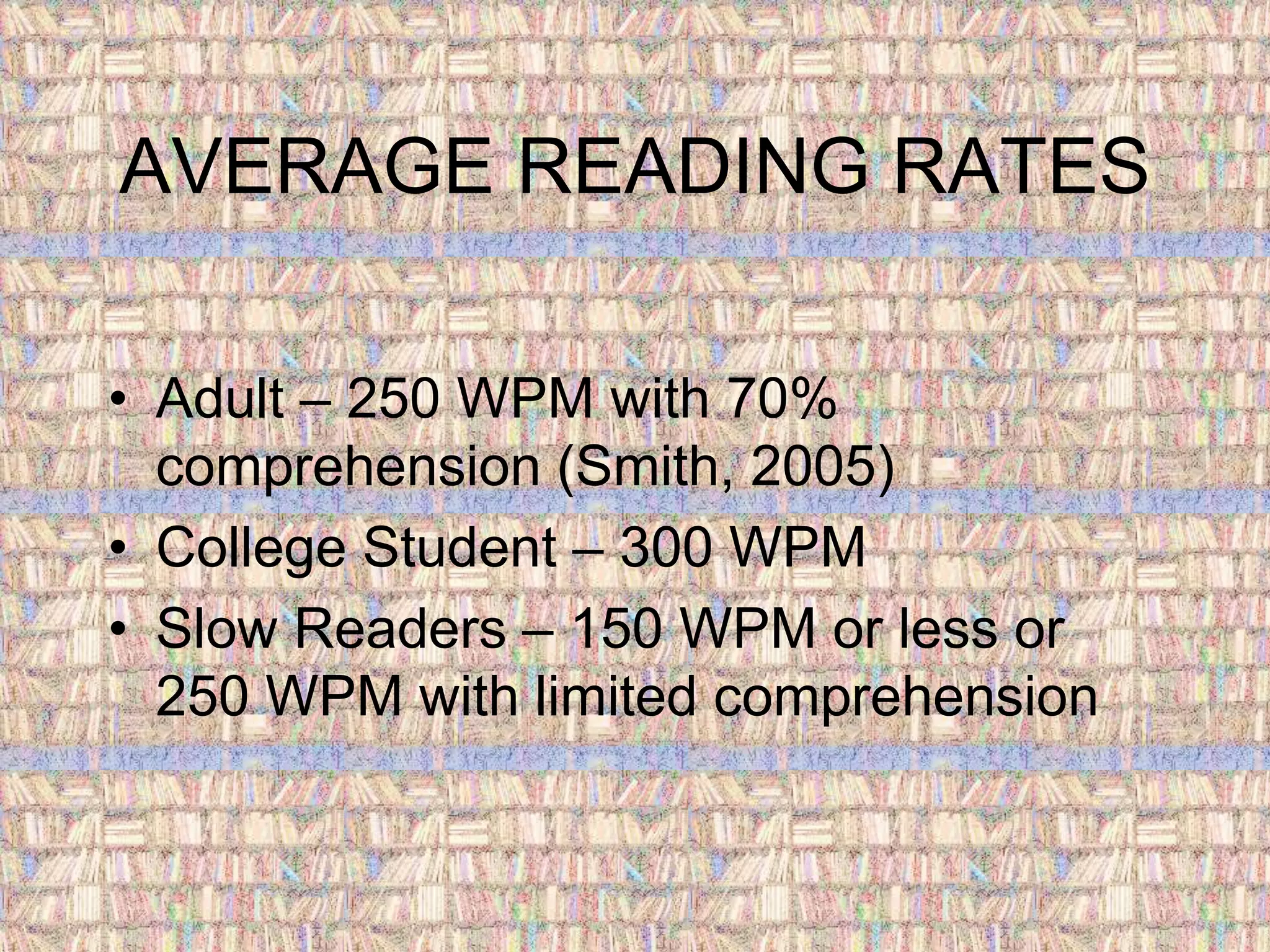 Speed reading and when to put on the brakes | PPT