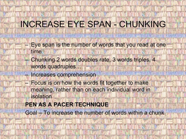 Speed reading and when to put on the brakes | PPT