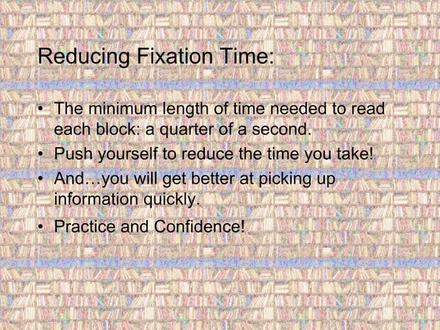 Speed reading and when to put on the brakes | PPT