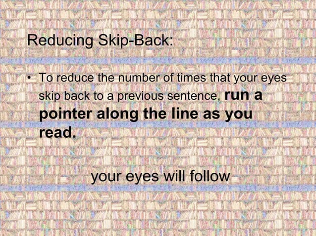 Speed reading and when to put on the brakes | PPT