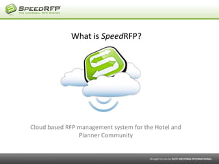 Speed RFP - online group RFP tool Alda | PPTX