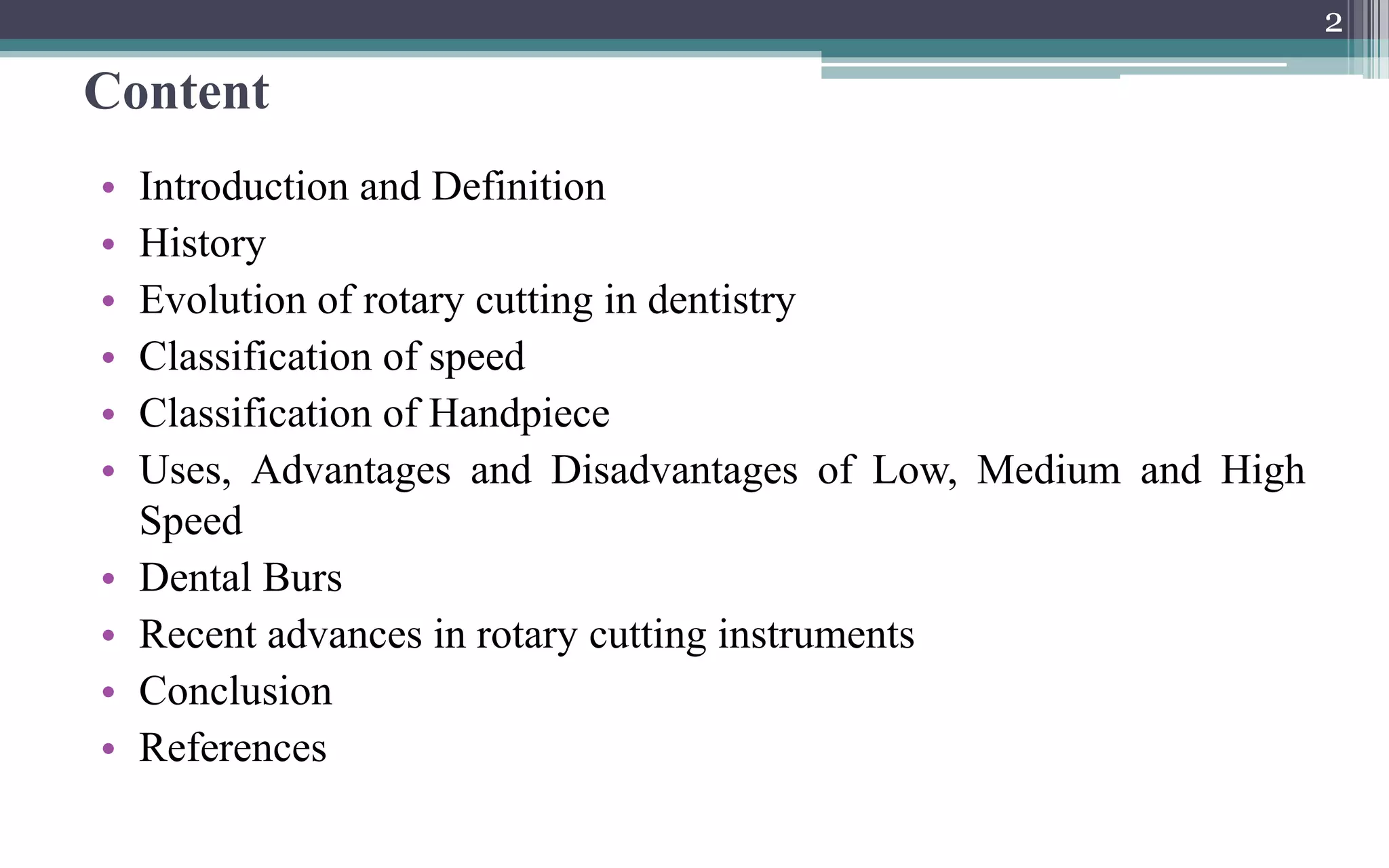Speeds in dentistry | PPTX