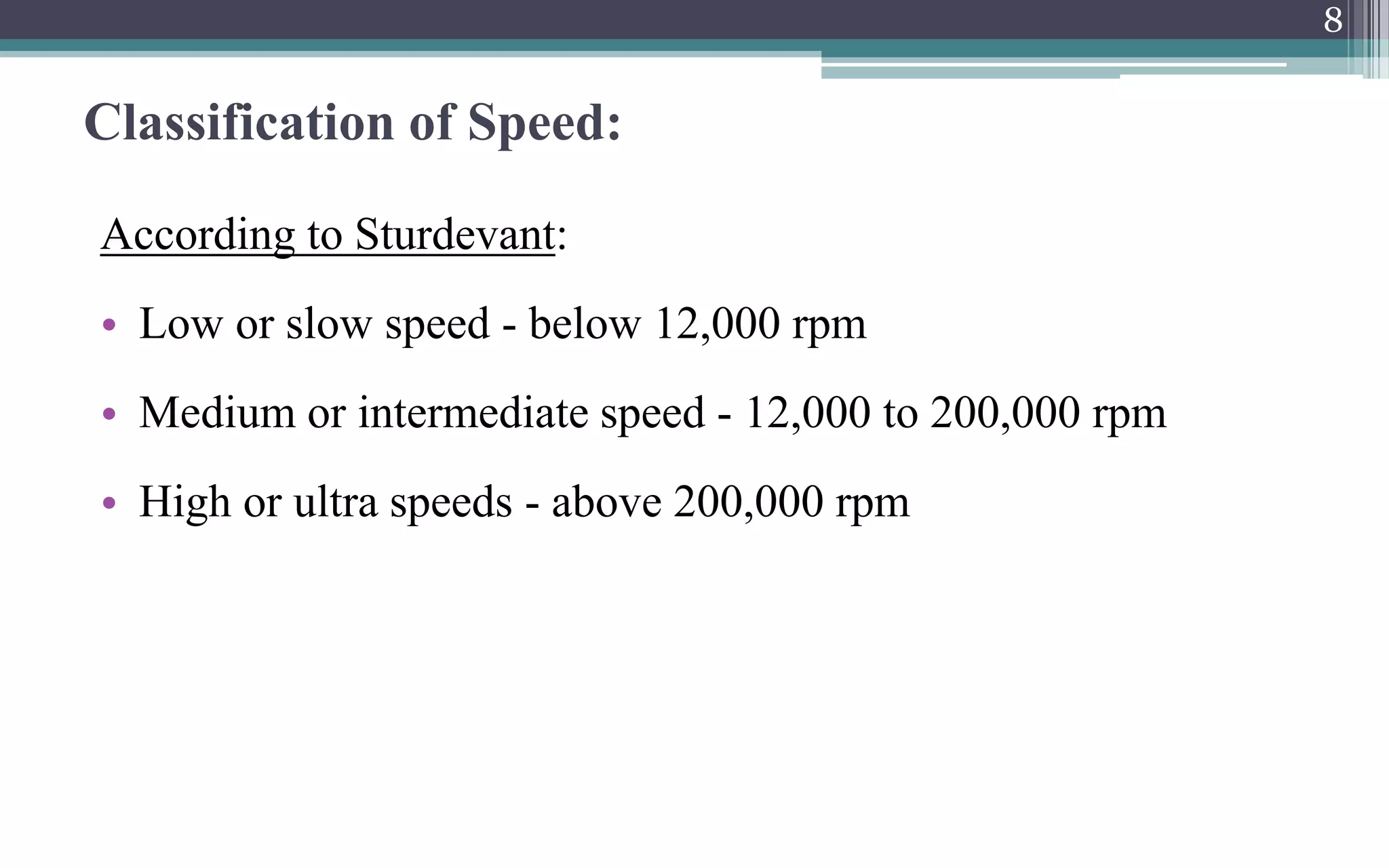 Speeds in dentistry | PPTX