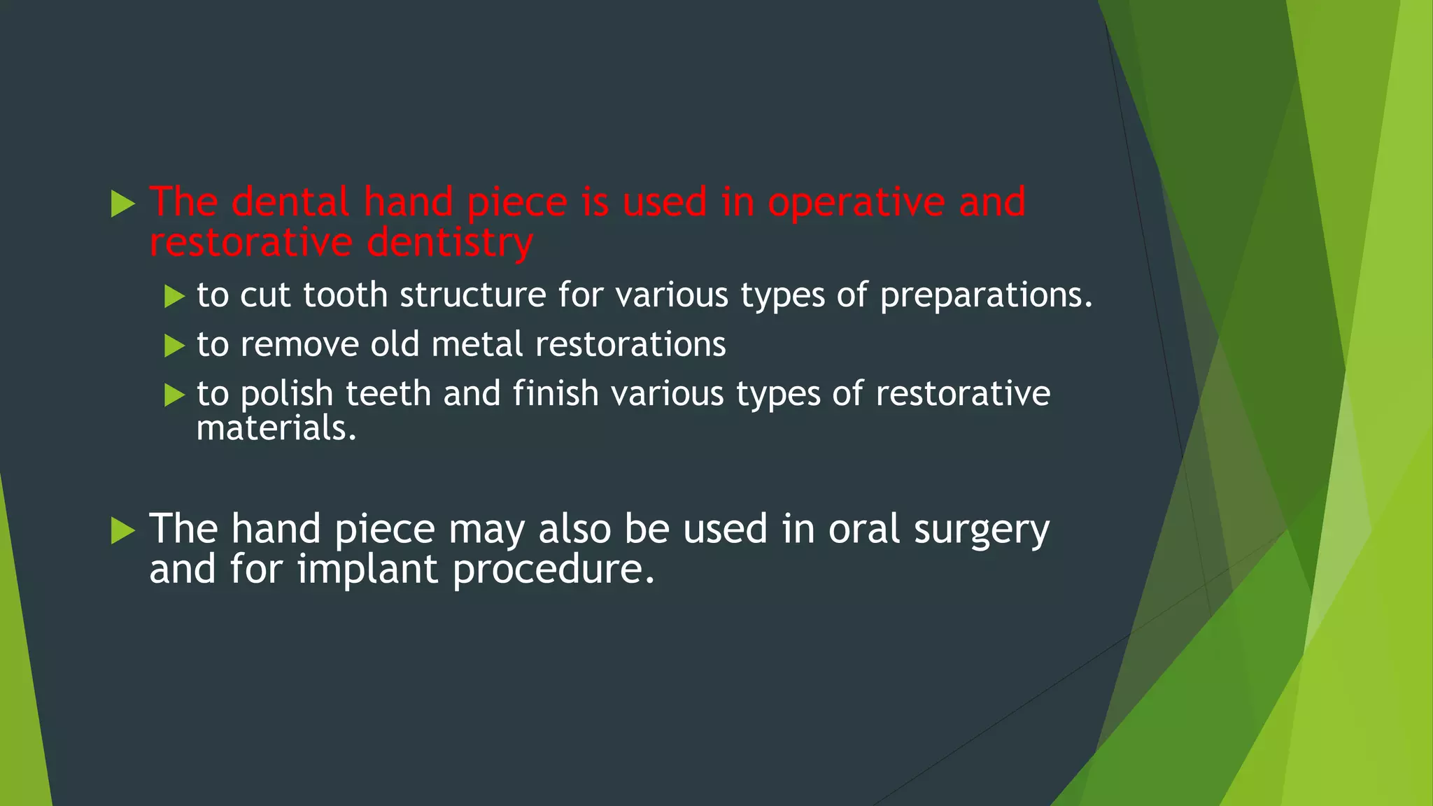 Speeds in dentistry | PPTX