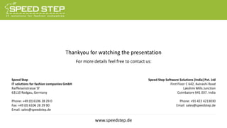 Speed step presentation | PPT