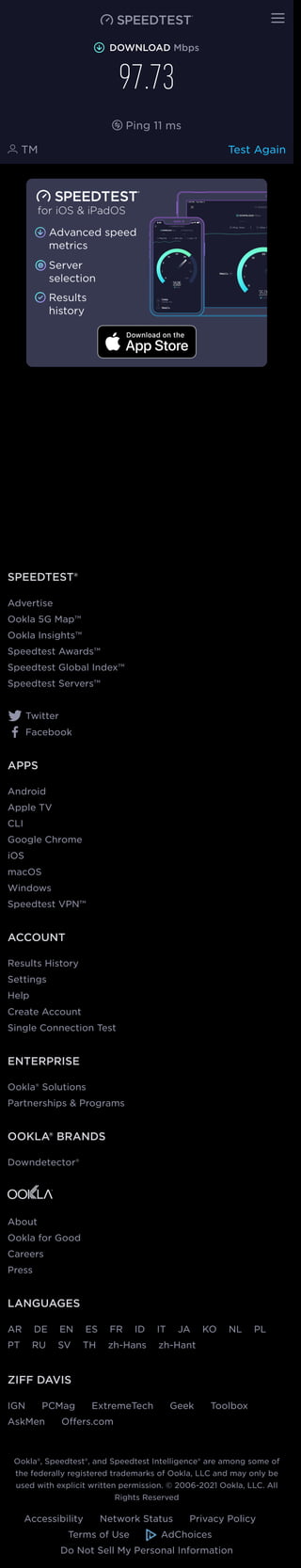 Speedtest By Ookla The Global Broadband Speed Testpdf