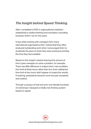 Speed Thinking E Book | PDF | Cameras and Camcorders | Consumer Electronics