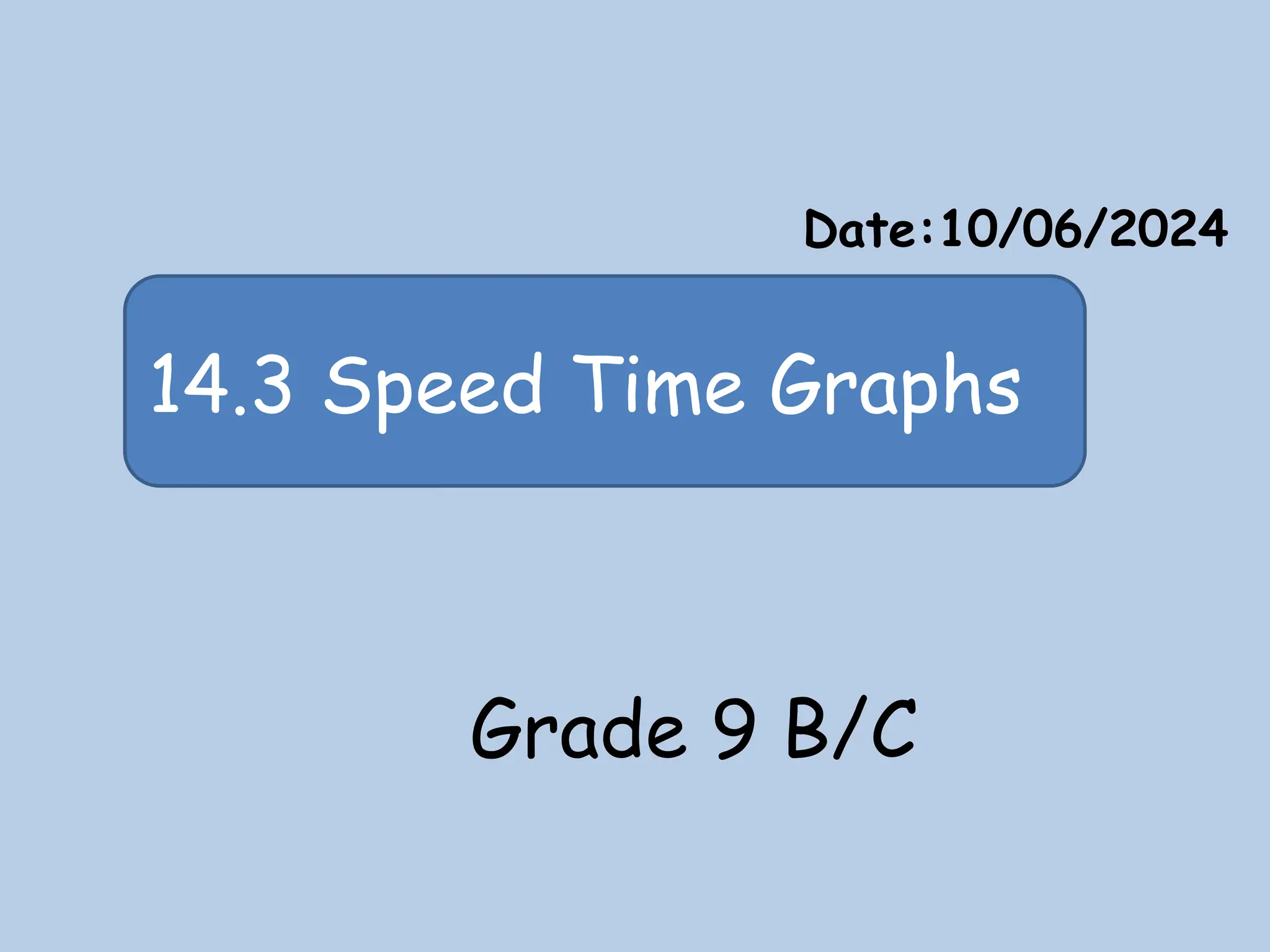 IGCSE chapter 15 Speed time grpahs.pptx