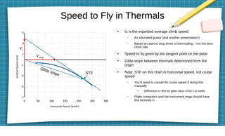 Speed to Fly Theory in High-Performance Gliding | PDF