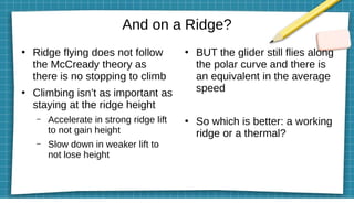 Speed to Fly Theory in High-Performance Gliding | PDF