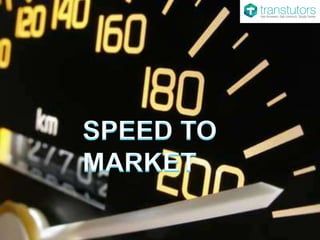 Speed To Market | Management | PPTX