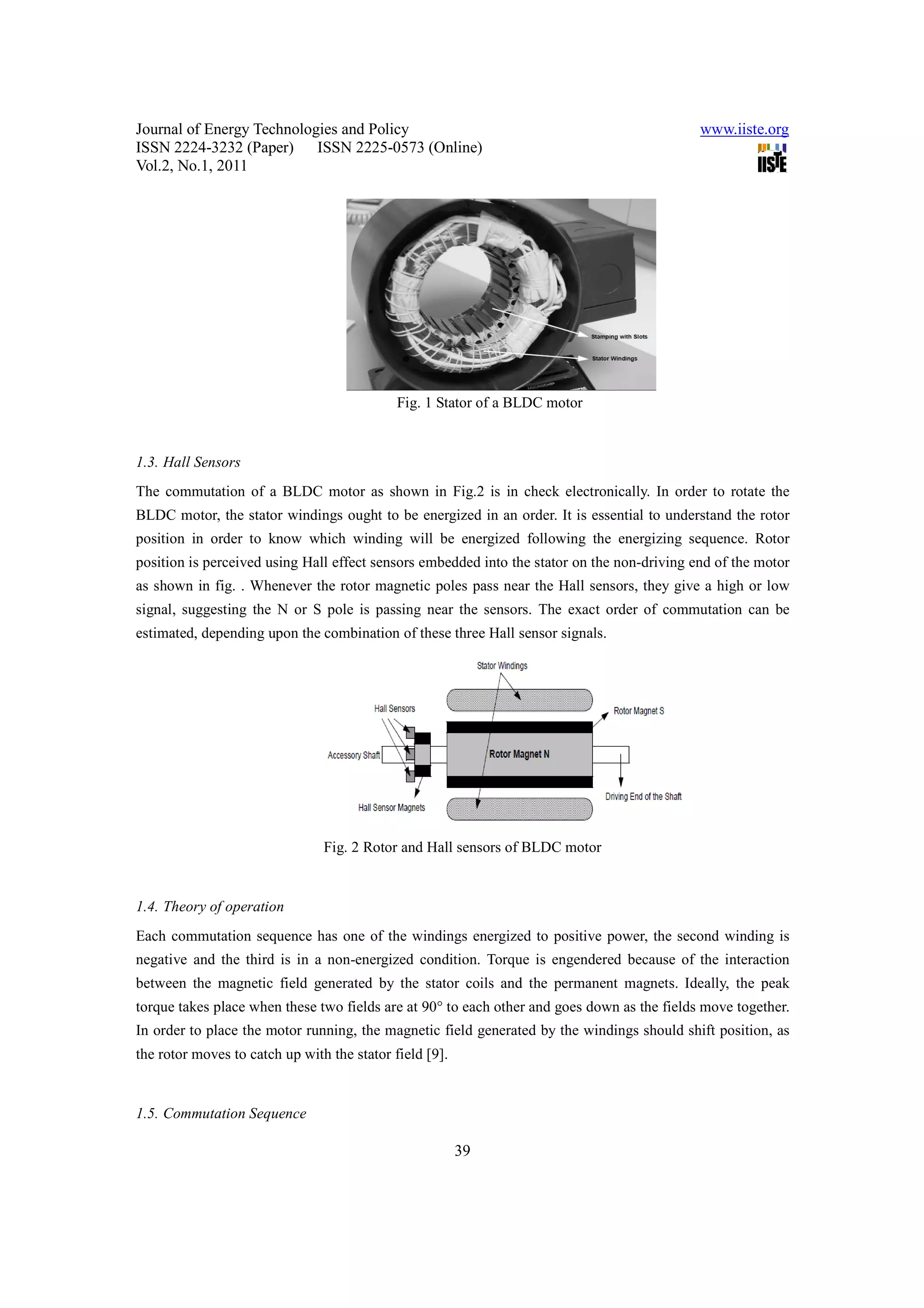 Speed torque characteristics of brushless dc motor in either direction on load using arm ...