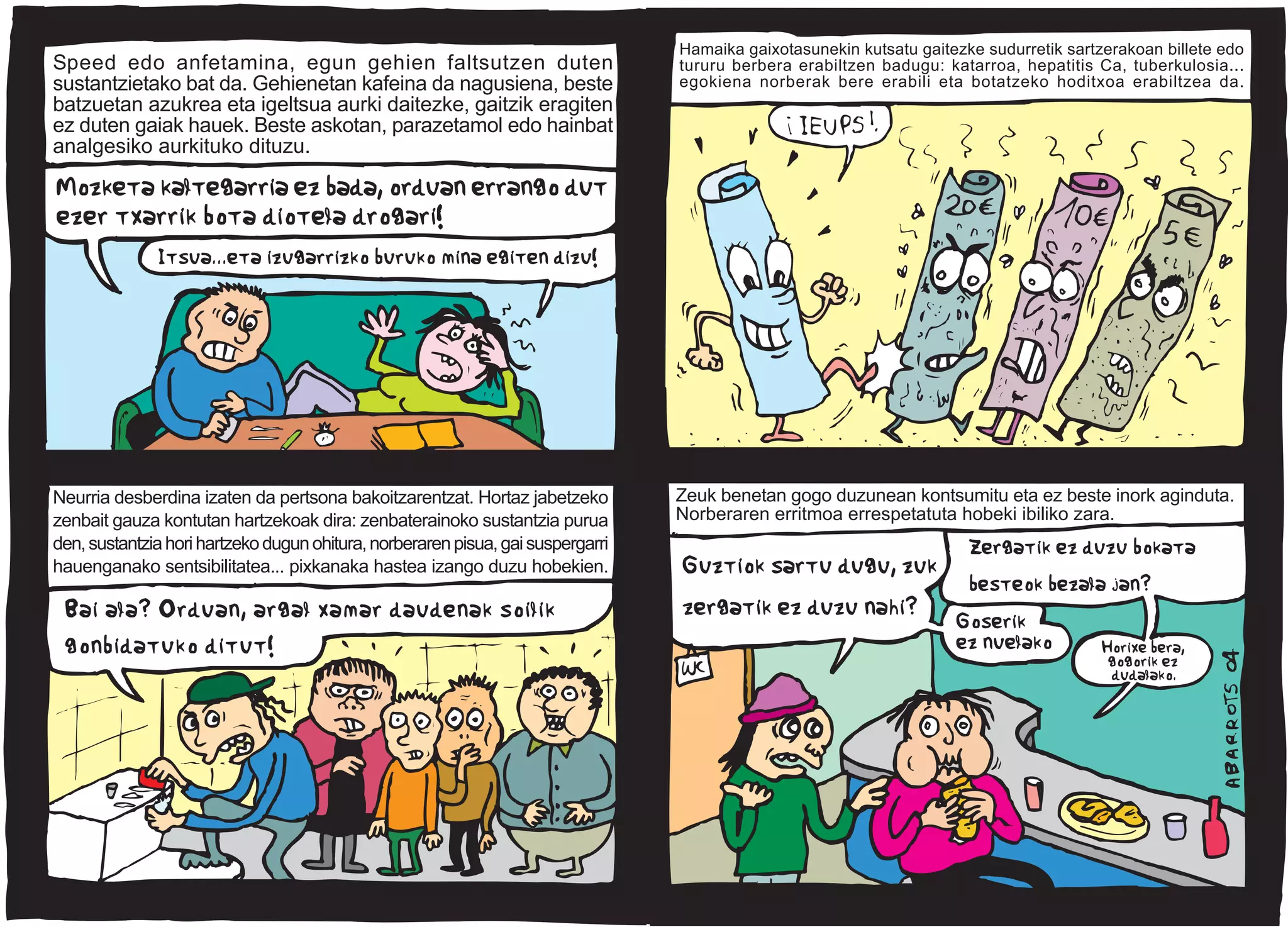 Speed erabiltzaileentzako komiki informatiboa | PDF