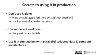 Speed up R with parallel programming in the Cloud | PPTX