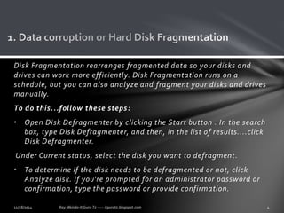 Speed up your computer | PPTX