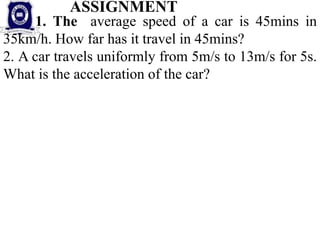 SPEED & VELOCITY.ppt