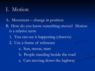 Speed, Velocity & Acceleration Powerpoint | PPTX