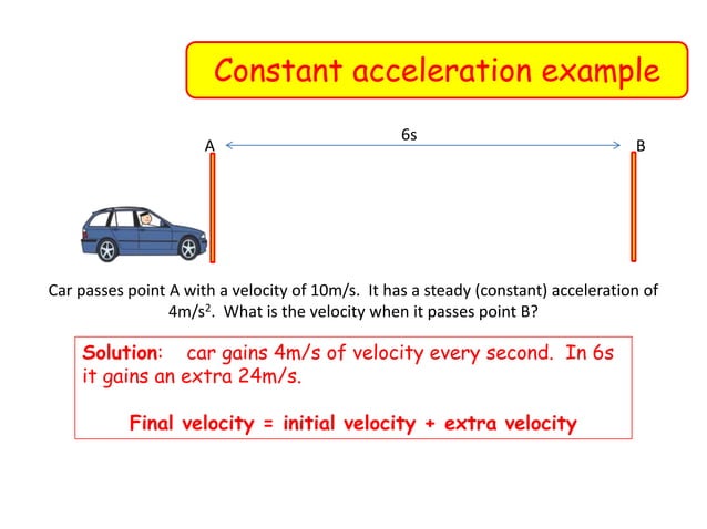 Speed, velocity and acceleration | PPTX | Physics | Science