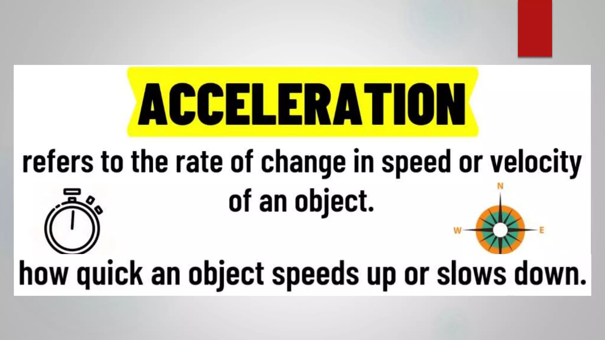 Speed Velocity and Acceleration.pptx
