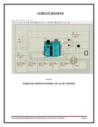 Wireless Speed Control of AC/DC motor | PDF | Consumer Electronics | Technology & Computing