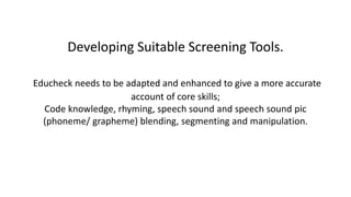 Speedy Screening SSP - Powerpoint - Tracking Progress | PDF